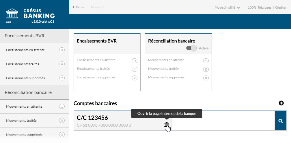 La réconciliation bancaire - Crésus Banking - Support Crésus