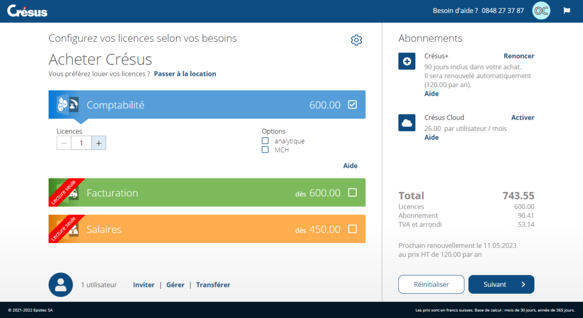 Connexion au compte Crésus – Support Crésus