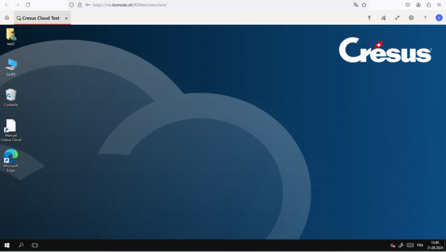 Démarrer Crésus Cloud sur internet - Crésus Cloud - Support Crésus